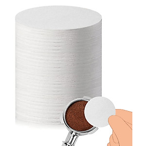 Mimore Espresso Filter Paper 58mm - 500PCS Unbleached Coffee Paper Filter for Espresso Machine - Disposable Portafilter Paper Espresso Filters Compatible with Breville Barista, Mr. Coffee, & More