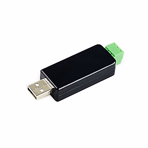 Industrial USB to RS485 Converter Adapter with Original CH343G and SP485EEN, Built-in Lightningproof Tube, Resettable Fuse, ESD and TVS Protection Circuits, up to 1.2km RS485 Transmission Distance
