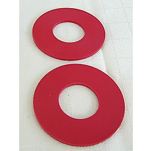 Replacement Flush Valve Seals for American Standard 7381042-0070A by NuFlush (2-pack)