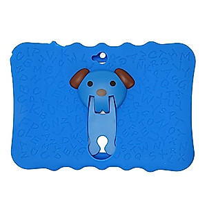 Haofy Kids Tablet, US Plug 100‑240V 4GB 32GB 4 Core 7 Inch 5.0 Toddler Tablet for Girls for Android 8.0 (Blue)