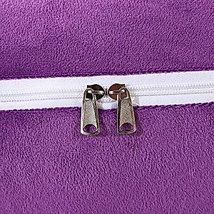 Pregnancy Pillow with Velvet Cover, 50" U Shaped Maternity Full Body Pillow for Pregnancy Women Support Back, Shoulder, Hips, Legs, Belly