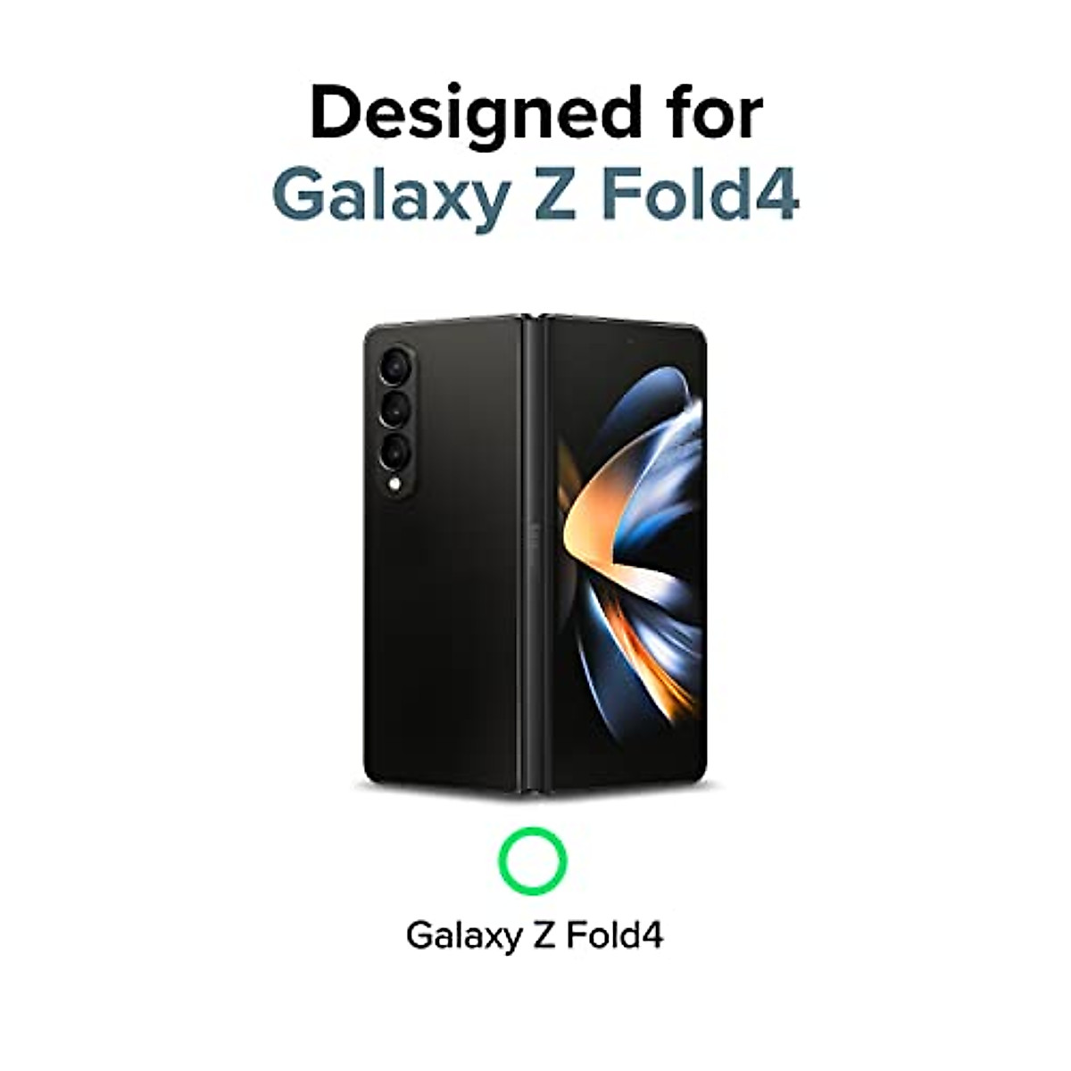 Ringke Slim [Anti-Yellowing Material] Compatible with Samsung Galaxy Z Fold 4 5G Case (2022) for Minimalist Yet Sturdy, Solid Sleek Transparent Cover with Non-Slip Pad for Galaxy Z Fold4 - Clear