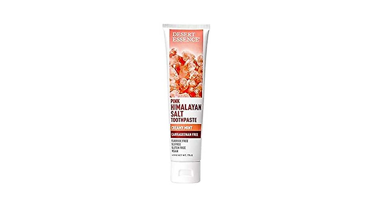 Desert Essence Pink Himalayan Salt Toothpaste – Natural & Fluoride-Free