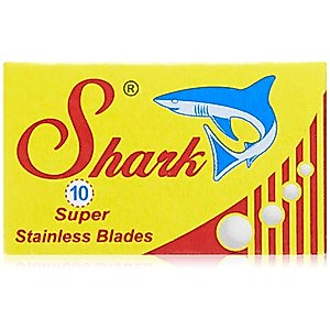 Shark Double Edge Razor Blades, Super Stainless, 200 Count