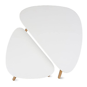 WXBDD Coffee Tables Set of 2 Living Room End Table Sofa Triangle Decor Side Tea Table Furniture for Home Office