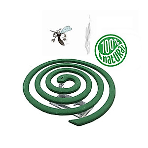Mosquito Citronella Coils- Outdoor Use- Each Coil Could Last for 5-7hours - 1 Pack Contains 8 coils & 1 Coil Stand