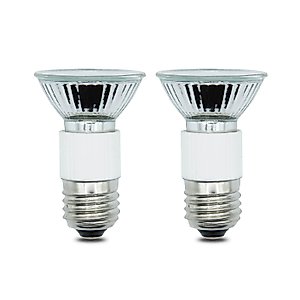 lumenivo 75W Halogen Bulb Replacement for Dacor Part 62351 92348 Range Hood Lights 120V MR16 Stove Hood Light Bulbs with E27 European Medium Screw Base - 2 Pack