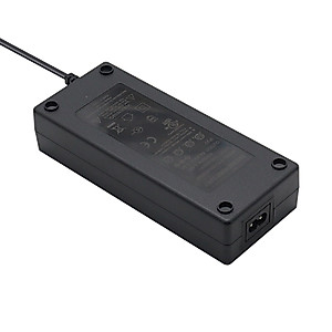 UL Listed Output 54.6V 2A 48V Lithium Battery Charger for 48V 13S Lithium Battery Pack DC Plug 5.5mm 2.1mm with 5.5 * 2.5mm & GX16 12mm 3-Prong Female Inline Tips