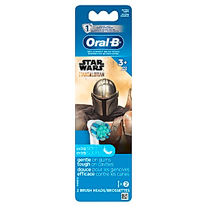 Oral-B Kids Extra Soft Replacement Brush Heads featuring STAR WARS, 2 count