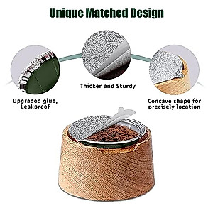 Velocvil Aluminum Foil Lids Kit for Reusable Nespresso Pods, Aluminum Foil Seals with Holder, Brush and Scoop for refillable Nespresso Capsules VertuoLine Coffee Pods