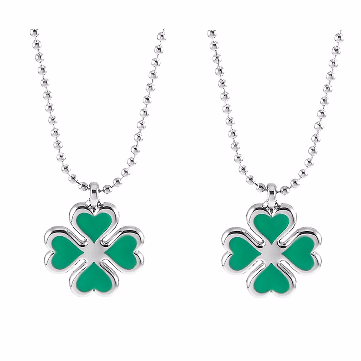 PPONE Anime Hanagaki Takemichi Necklace Darken Cosplay Hinata Tachibana Necklace Couple Clover Pendant (2pc)