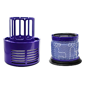 4-PACK Replacement HEPA Filters Compatible with Dyson V10 Vacuum,Compare to Part # 969082-01 or # DY-969082-01 - Fre.Filtor