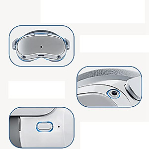 LIZZOT 1 Piece Transparent Protective Cover for PICO 4 VR Protection Shell for Pico Neo 4 Accessories