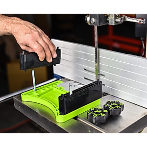 BOW Products FeatherDUO FP3 - Featherboard for Table Saws, Router Tables and Band Saws - Stackable Feather Board with EVA Feathers for Taller Material Feeds - Woodworking Tools and Safety Accessories