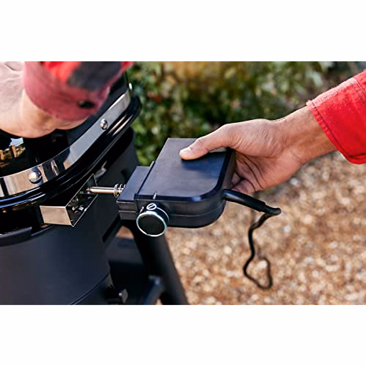 Weber Lumin Compact Electric Grill, Black, with Lumin Compact Grill Stand