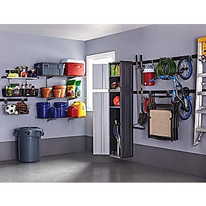 Rubbermaid FastTrack Garage Storage Wire Mesh Basket, Garage Organization System, Easy Wall Mount for Gardening Tools, Kid's Toys, Dog Toy's Storage