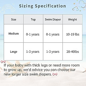 ALVABABY Swim Diaper with Matching Top Toddler Baby Girl Swimsuit Infant Bathing Sleeveless Tankini Swimwear Reusable Adjustable for 0-2 Years SWT09