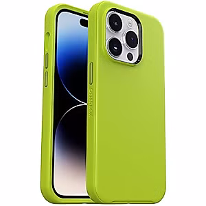 OtterBox SYMMETRY SERIES+ Antimicrobial Case with MagSafe for iPhone 14 Pro (ONLY) - LIME ALL YOURS (Green)