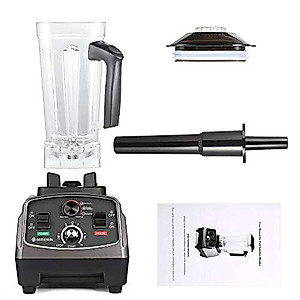 BATEERUN 2200W Professional Blender, High Speed Countertop Blender for Shakes and Smoothies, 68 Oz Commercial Smoothie Blender for Kitchen, Smoothie Maker BPA-Free (Black) (8 blades)