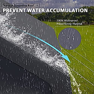 Quictent 6x6 ft Portable Garage Shelter Heavy Duty Car Canopy Carport Outdoor Storage Shed for Motorcycle, Bike or Garden Tools-Gray