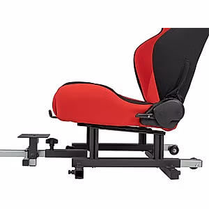Centered Flight Stick Lower Mount Bracket with Height Adjusmtent. Plates Included. Configuration #6 Compatible with Thrustmaster Warthog, F-16C Viper HOTAS, F/A 18, VirPil, VKB and WinWing Sticks