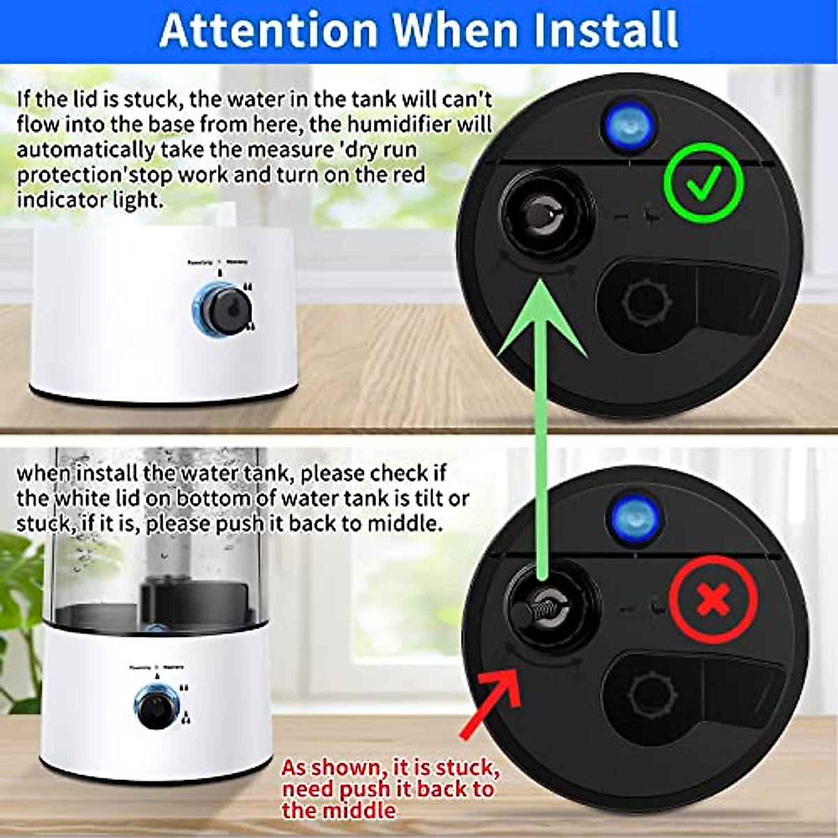 Reptile Humidifier 4L Adjustable Fog Volume Mister Fogger with Extension Tube/Hose Tank Fogger for Reptiles/Amphibians/Herps