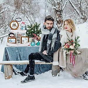 St. Patrick's Day Tiered Tray Decor St. Patrick's Day Decorations Interchangeable Decor with Wooden Frames, Arch, Ladder and 18 Cards Cards Including 36 Patterns, (36 Pattern)