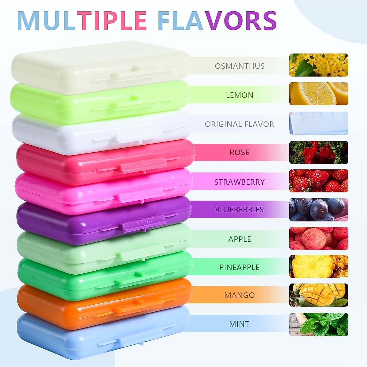 KISEER 12 Pack Colorful Orthodontic Wax Dental Wax for Braces Wearer