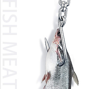 2 Pcs Swiveling Meat Hook Heavy Duty Double Meat Hanger Stainless Steel Butcher Hooks Perfect for Large Animals Fishing Hunting Carcass Hanging Hook Bacon Hook (9 MM)