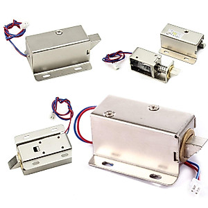 UHPPOTE DC12V File Display Cabinet Drawer Latch Assembly Solenoid Electric Lock