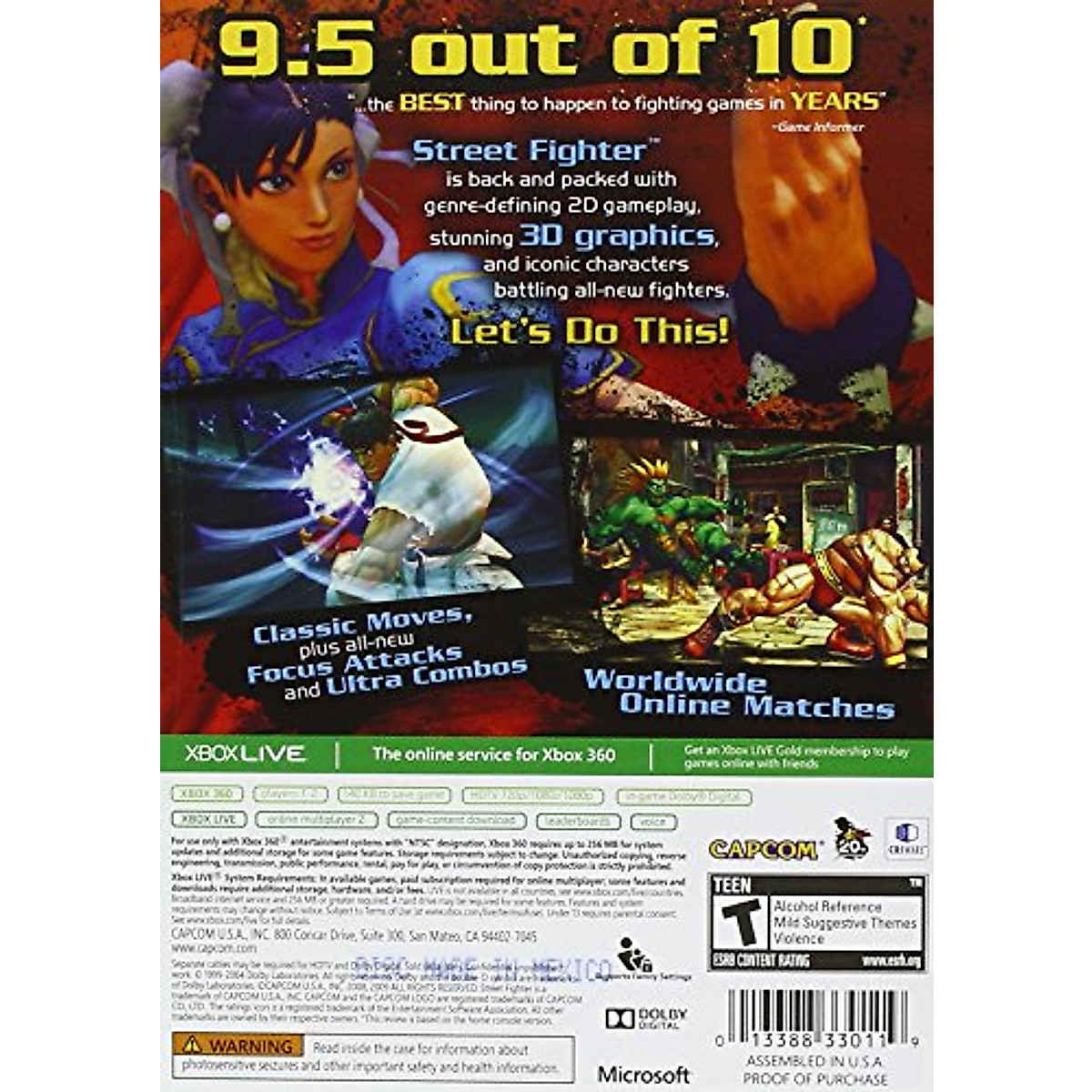 Street Fighter IV - Xbox 360