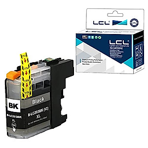 LCL Compatible Ink Cartridge Replacement for Brother LC2032PKS LC203XL LC201XL LC203 LC201 LC203BK MFC-J485DW J680DW J880DW J4320DW J4420DW J4620DW J5520DW J5620DW J5720DW J480DW J460DW(10-Pack Black)