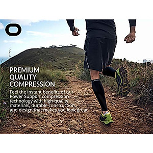 Calf Compression Sleeve for Men & Women (20-30mmHg) - Best Calf Compression Socks for Running, Shin Splint, Calf Pain Relief, Leg Support Sleeve for Runners, Medical, Air Travel, Nursing, Cycling