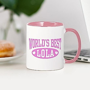 CafePress World's Best Lola Mug Ceramic Coffee Mug, Tea Cup 11 oz