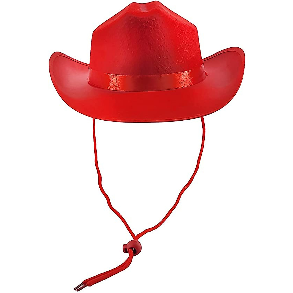 Red Felt Cowboy Hat Western Hat, Dress Up Costume Clothes for Kids, Pretend Play, Party Favors, Child size