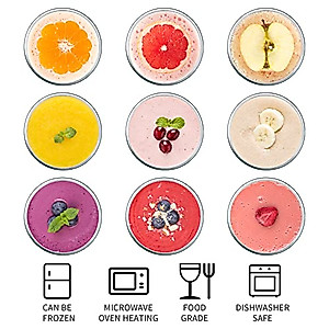 Moretoes 9 Pack 16oz Glass Juice Bottles with Lids Reusable Glass Beverages Drinking Jars with Tamper-proof White Caps for Travel Milk Water Tea Honey Kombucha Smoothie Boba