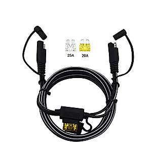 SCCKE 6FT 14AWG SAE to SAE Extension Cable Quick Disconnect Wire Harness SAE Connector/SAE TO SAE Heavy Duty Extension Cable