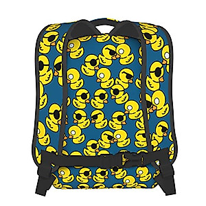 Laptop Backpack ，Sunglasses Rubber Duck Travel Backpacks For Men Women Sport Backpack Casual Durable Large Daypack For School Business Work Outdoor