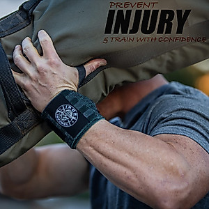 Iron Infidel Wrist Wraps for Weightlifting - 24" Heavy Duty Support for Working Out, Gym Accessories for Men - Use for Lifting, Crossfit, Fitness, Exercise, Bench Press, Powerlifting (1776)