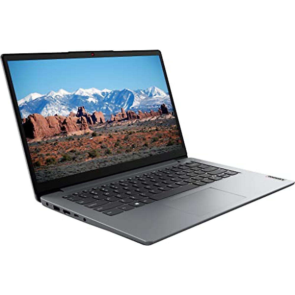 Lenovo Ideapad 1i 14 inch HD Laptop, for Students and Business, Intel Celeron N4020(Up to 2.80GHz), 4GB RAM, 64GB eMMC, WiFi 6, HDMI, Type-A&C, Webcam, 10 Hours Battery Life, Windows 11 S