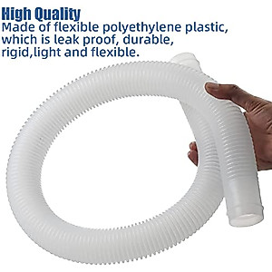1.5" X 3ft Pool Skimmer Hose Replacement for Intex Above Ground Pool Skimmer Pump Transfer Hose Part # 10531 25016