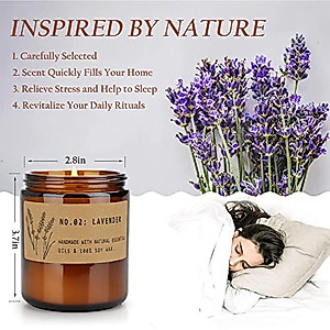 Candles Gifts for Women, 4 Pack 28 Oz Candles for Home Scented, Large Soy Aromatherapy Candles Set, Lavender Fresh Rose Long Lasting Scented Candle Set for Women Men Birthday Thanksgiving Christmas