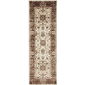 Unique Loom Rushmore Collection Area Rug - Lincoln (2'x 6' 1" Runner, Cream/ Beige)