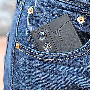 Semper Paratus Gear Gifts for men MultiTools - 10 in 1 Credit Card Pocket Multi Tool for everyday use - Home, Work or Outdoors - Gifts for Men - Holiday Christmas Stocking Stuffers (1 Pack)