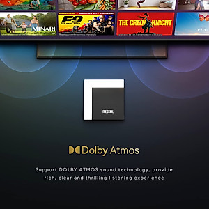 Android TV Box 11.0, MECOOL KM7 Plus Smart TV Box 4K HDR 2GB 16GB Support 2.4G/5.0G/BT 5.0/AV1 Google TV Remote Streaming Media Player with Amlogic S905Y4 Netflix Google Assistant Dolby Atmos