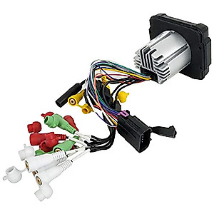 MB Quart GMR-LED Gauge Hole Marine Receiver Bluetooth AM/FM/Weather Band/USB Bundle with Pair Rockville RKL65MBW 6.5" 700w Marine Boat Speakers w/LED with Black/White Grilles