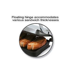 Toastess Sandwich Grill, Stainless Steel