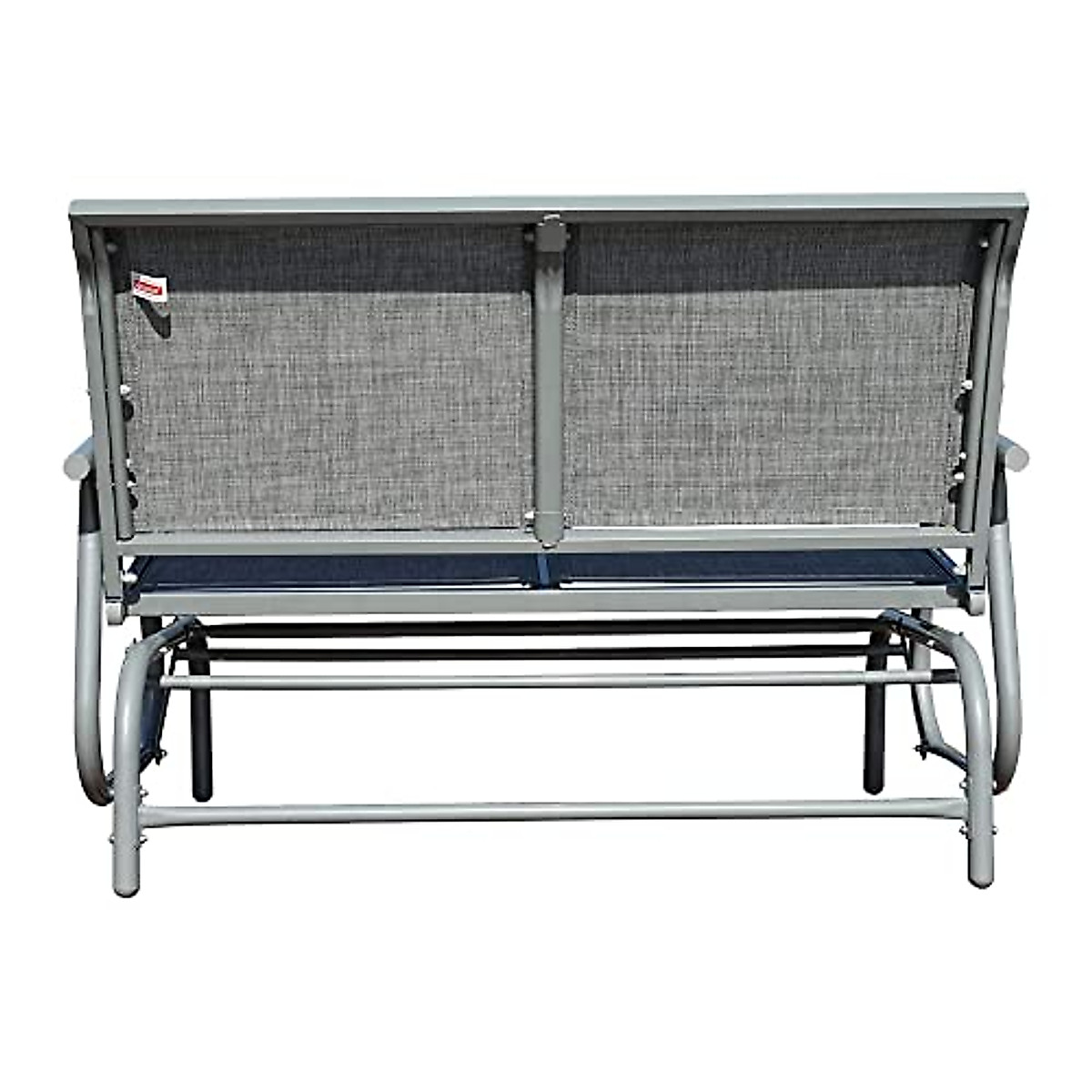 GOLDSUN 2 Person Deck Swing Glider Chair Patio Swing Bench Garden Rocking Seat for Outdoor Patio,Backyard,Deck Swimming Pool(Gray)