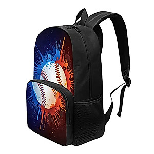 DMOYALA Ice and Fire Football Backpack for Girls Elementary School Kid Bookbag Aesthetic Preppy Girls School Bag Book Bag Laptop Daypack Rucksack