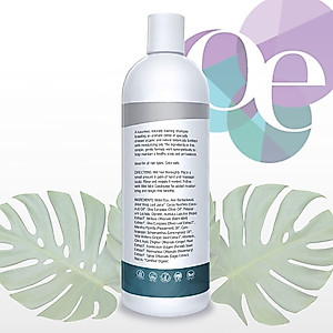 Organic Excellence Natural Organic Shampoo, Wild Mint & Rosemary, Chemical Free, Plant-Based, Toxin-Free, Cruelty-Free, Certified Herbs & Oils For Healthy Full-Bodied Hair 16 fl. oz